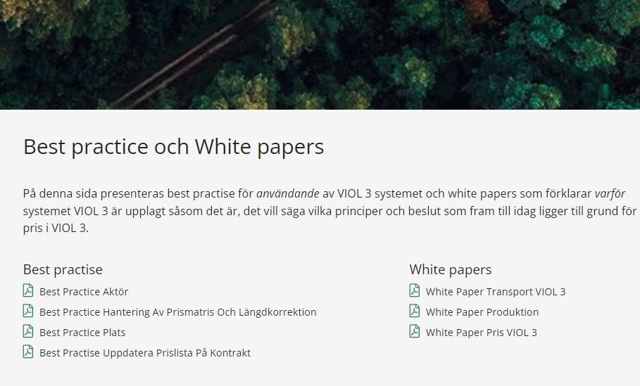 Nya dokument Best Practice och White Papers för VIOL 3 - Biometria